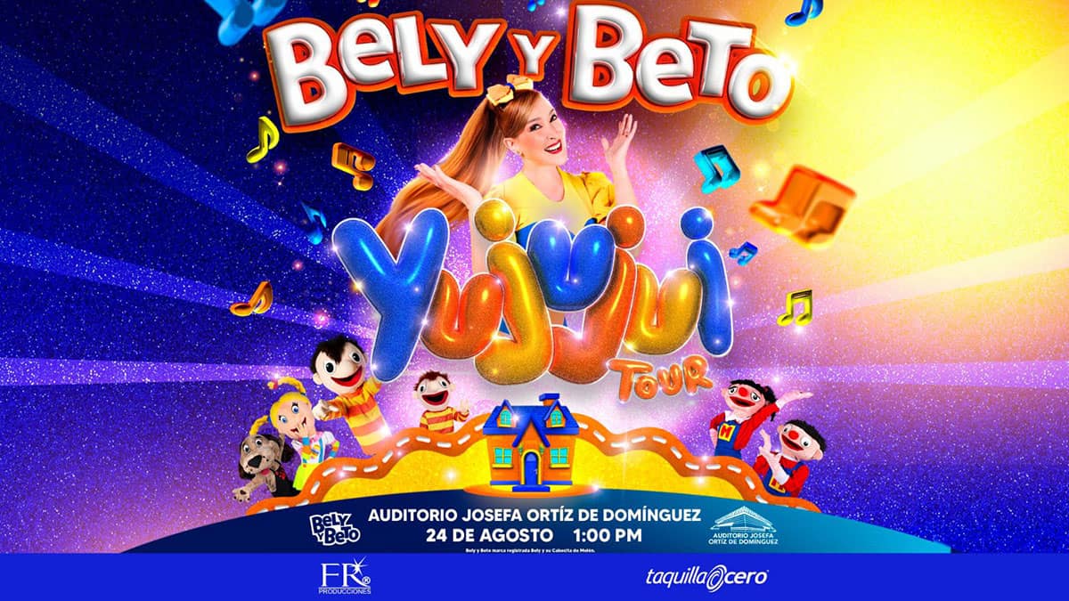 Bely y Beto en Querétaro con su 'Yujujui Tour'